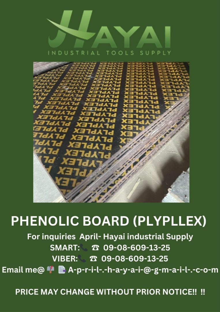 Phenolic board ( plyplex), Commercial & Industrial, Construction Tools ...