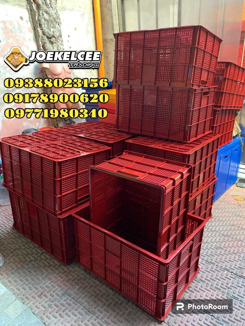 PLASTIC JUMBO CRATES, Furniture & Home Living, Home Improvement ...