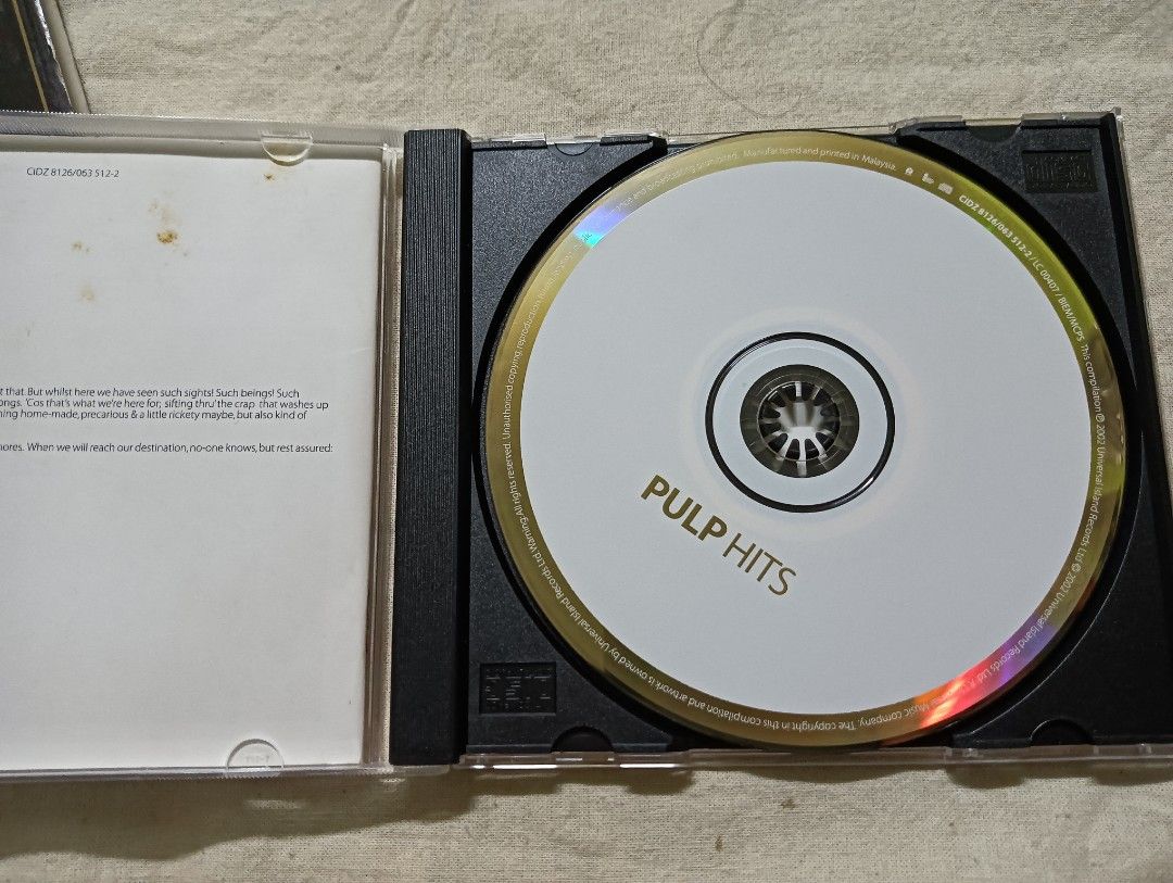 Pulp - Gold Hits, Hobbies & Toys, Music & Media, CDs & DVDs on Carousell