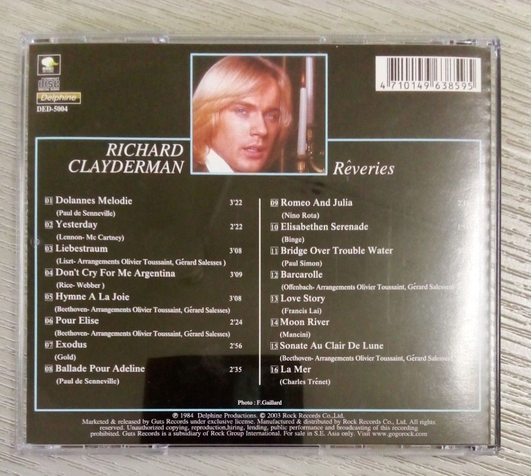 Richard Clyderman cd, Hobbies & Toys, Music & Media, CDs & DVDs on ...