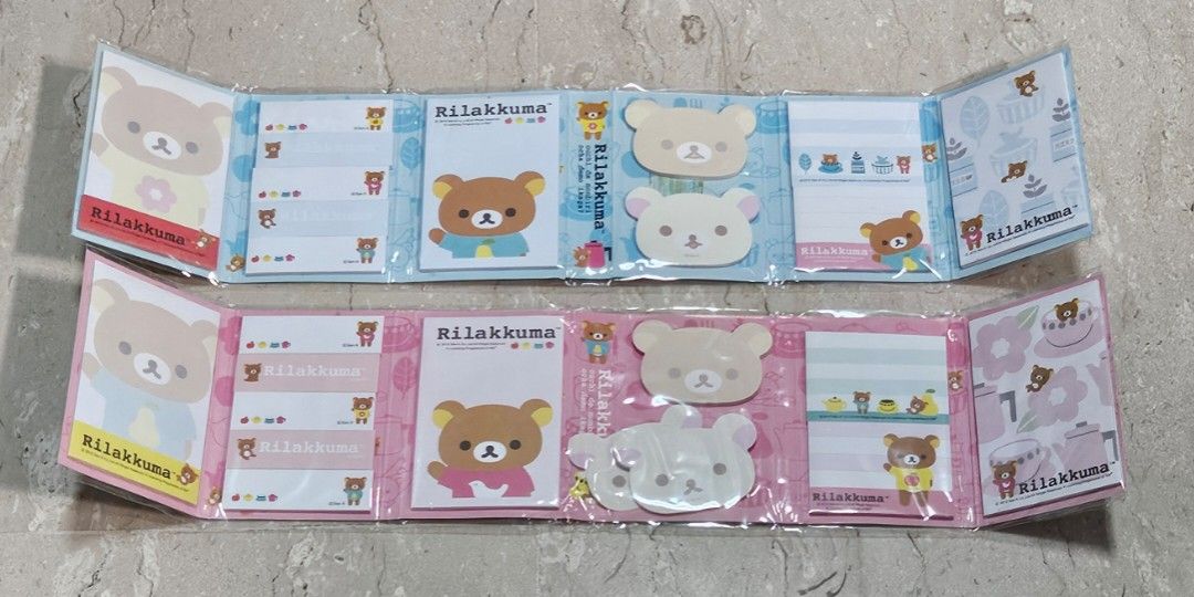 Rilakkuma sticky memo notes, Hobbies & Toys, Stationery & Craft ...