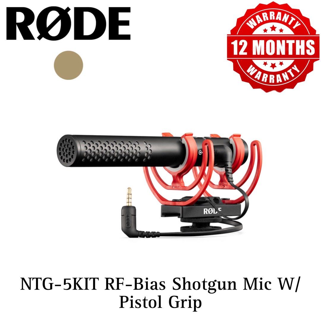 RODE NTG-5KIT RF-Bias Shotgun Mic W/ Pistol Grip, Audio, Microphones on ...