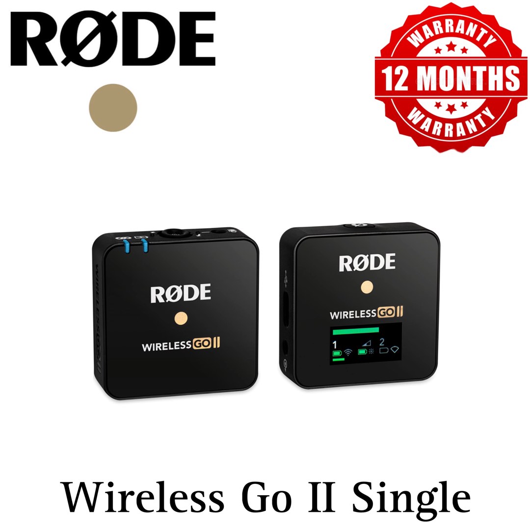 RODE Wireless Go II Single, Audio, Microphones on Carousell