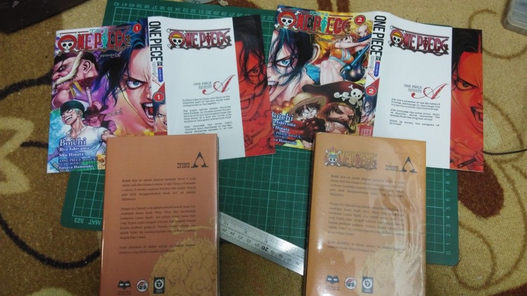 RUMAH KOMIK - ONE PIECE "ACE STORY VOL.1+2 (END), Hobbies & Toys, Books ...