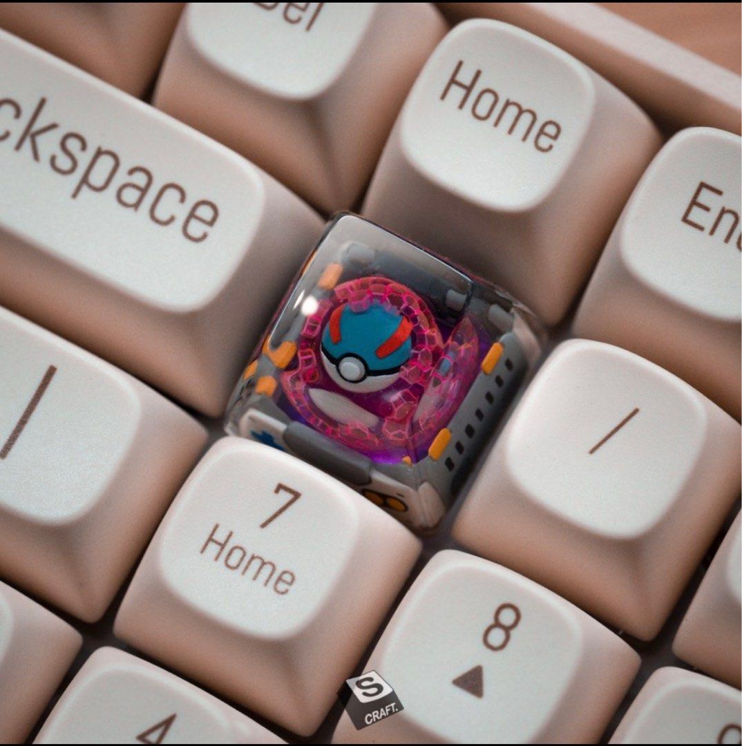 S-craft Pokemon artisan key cap Pokemon great ball, Computers & Tech ...