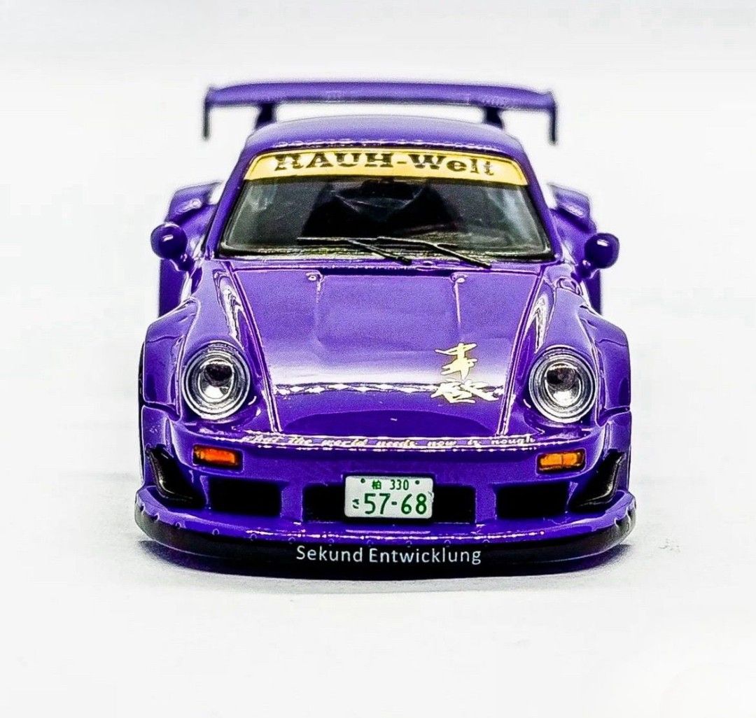 STAR MODEL RWB 930 GT Wing Gloss Purple X MINI GT, Hobbies & Toys, Toys ...