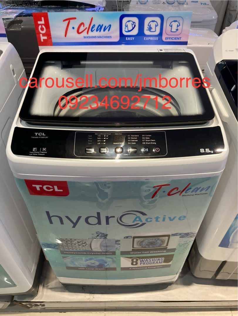 tcl top load fully automatic washing machine 6.5kg 7.5kg 8.5kg 9.5kg 10 ...
