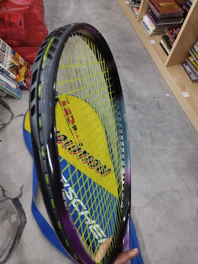 Tennis Racket Fischer Vacuum OS 280 / 110 Oversize, Sports Equipment ...