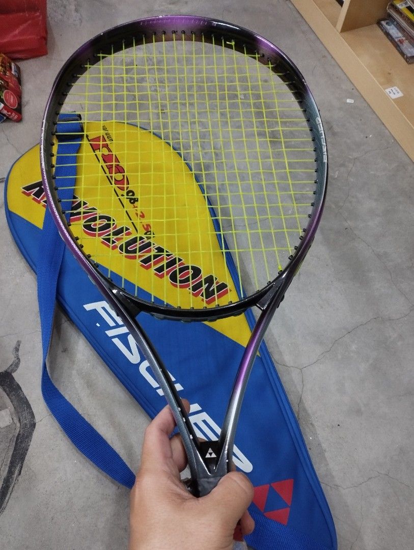 Tennis Racket Fischer Vacuum OS 280 / 110 Oversize, Sports Equipment ...