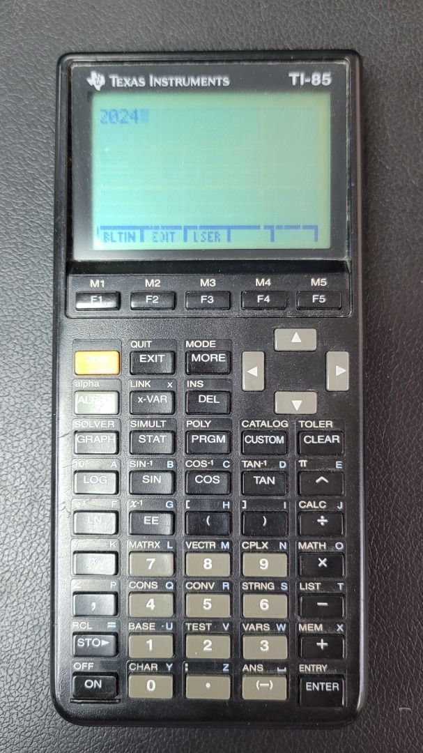 Texas Instruments TI-85 graphing calculator 繪圖計算機 (屏幕有問題), 興趣及遊戲, 手作＆自家 ...