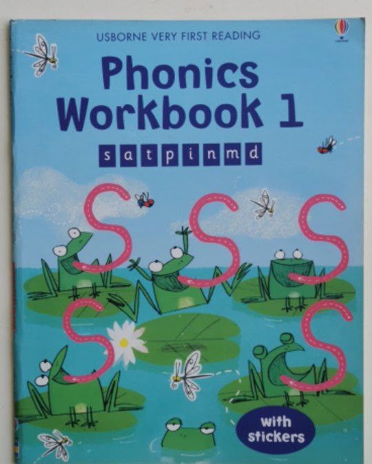 Usborne very first reading Phonics workbook 1 Some stickers used ...