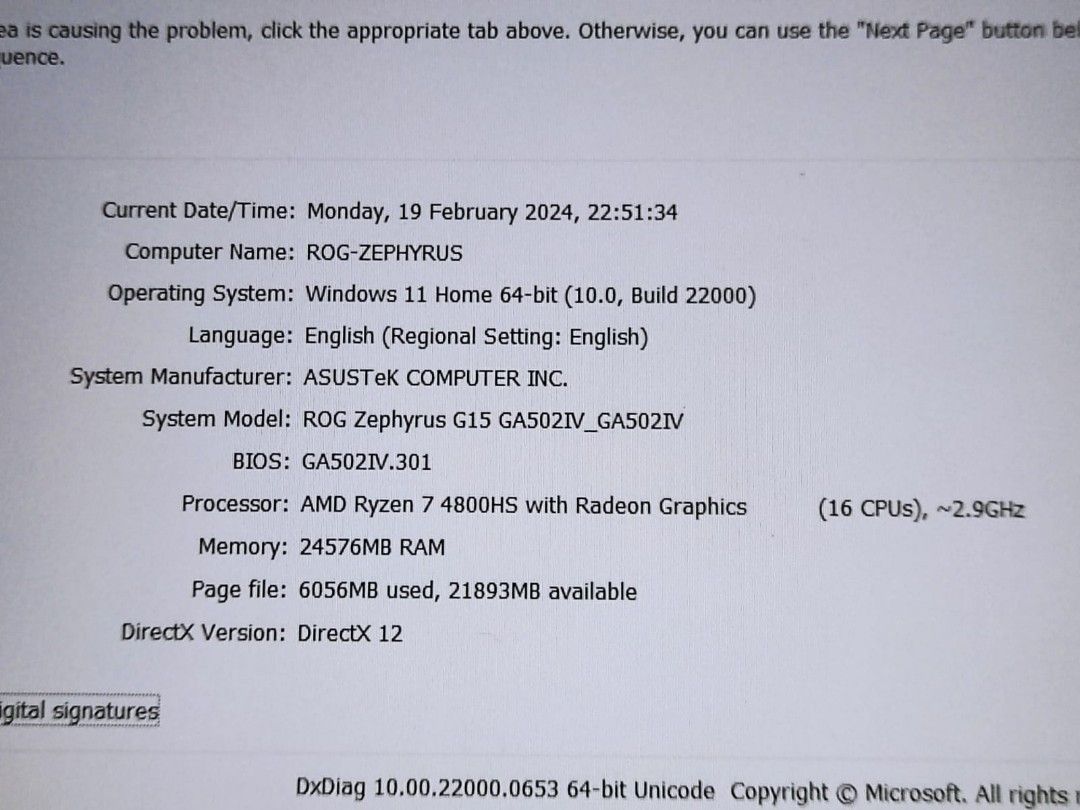 [VGA RTX] Asus ROG Zephyrus GS502IV Amd Ryzen 7 Ram 16GB Dual VGA RTX ...