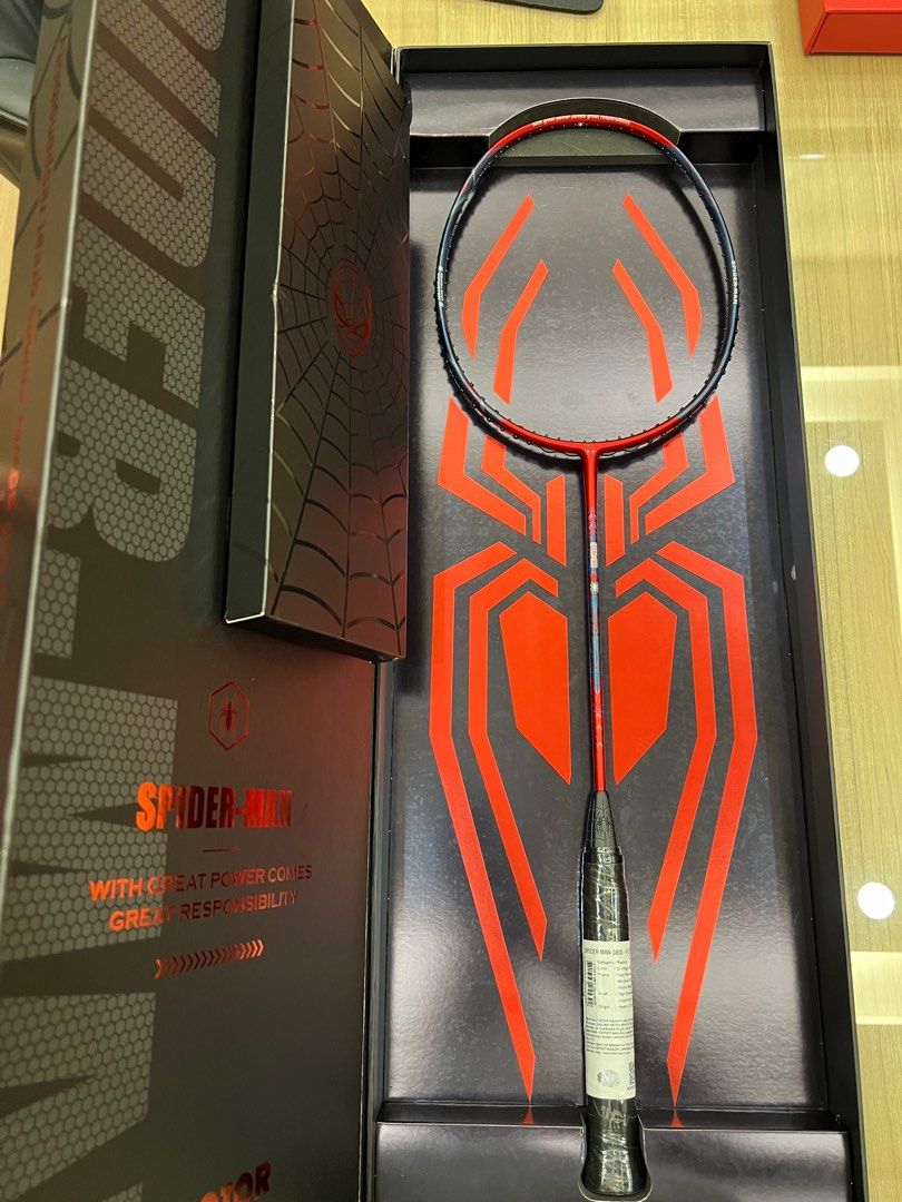 Victor x Spider-man, Sports Equipment, Sports & Games, Racket & Ball ...