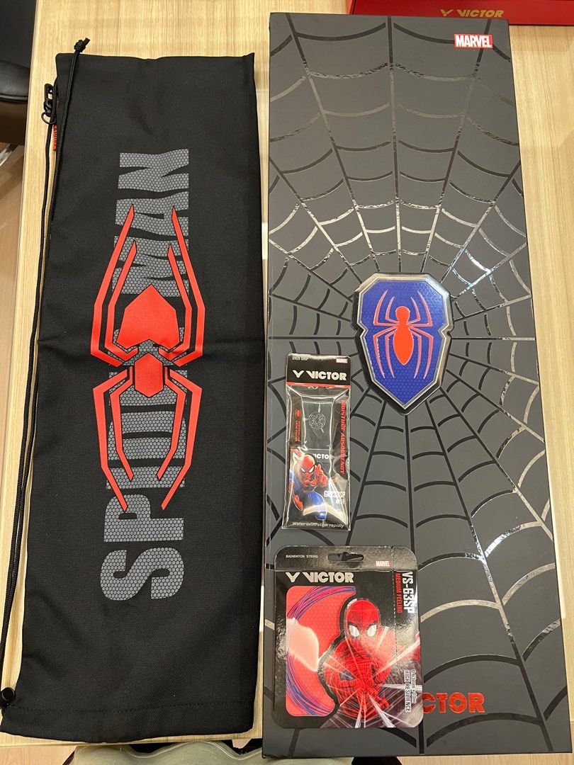 Victor x Spider-man, Sports Equipment, Sports & Games, Racket & Ball ...