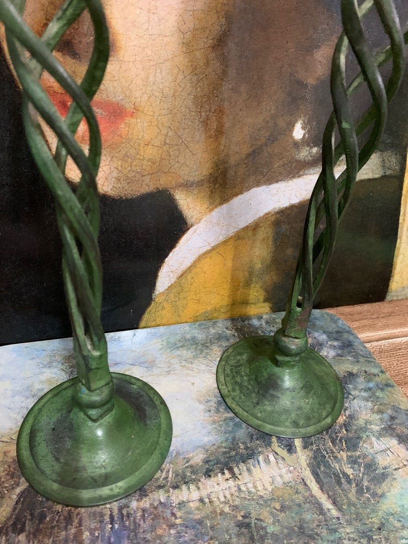 Vintage 19th century French bronze Classical candelabra 13.5” tall ...