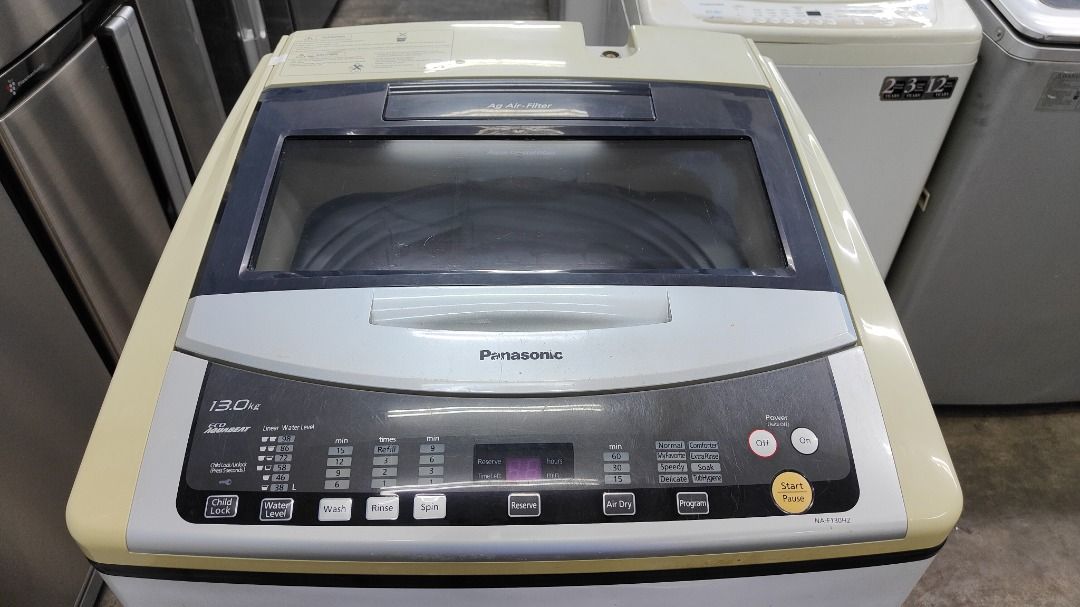 WASHING MACHINE PANASONIC 13KG, TV & Home Appliances, Washing Machines ...