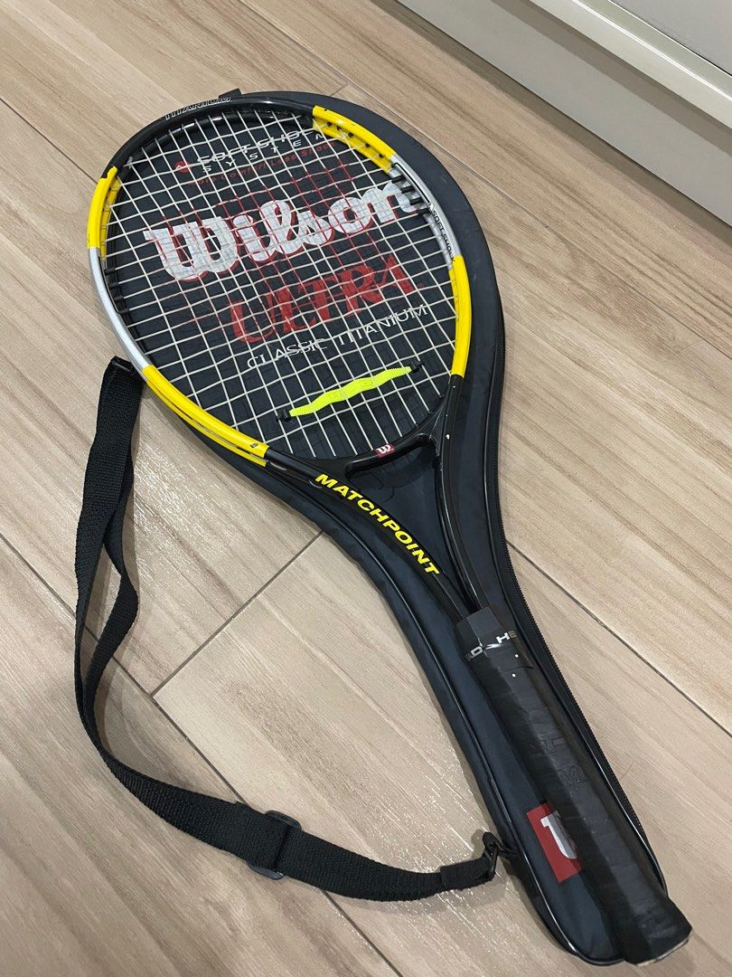 Wilson Ultra Classic Titanium Tennis Racket, Sports Equipment, Sports ...