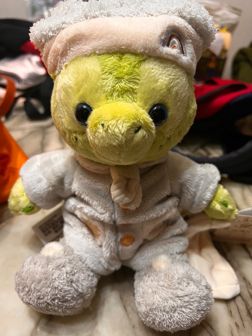 $350 2隻 Duffy and friends上海限定 Olu 懶懶糸列 LinaBell 夏日系列 Disney, 興趣及遊戲, 玩具 ...