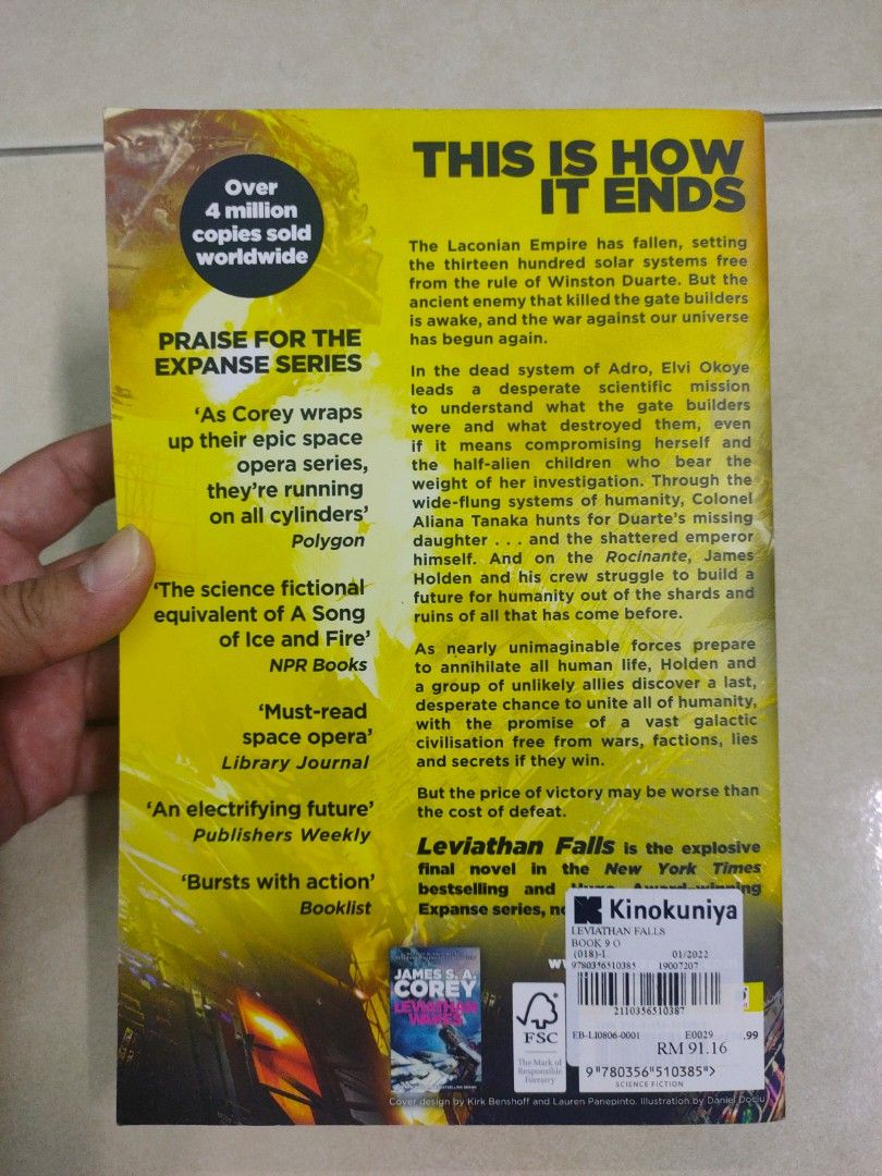 [ 100% Original ] Leviathan Falls (The Expanse #9) by James S.A. Corey ...