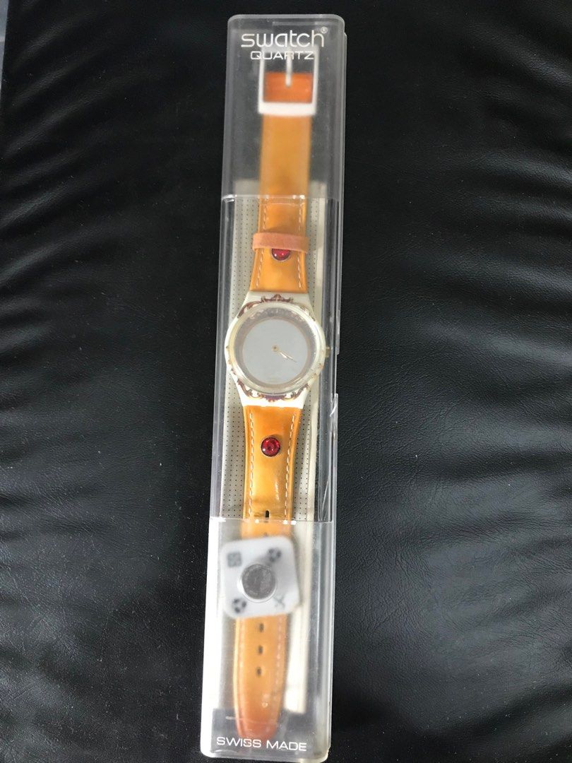 全新 1999 古董 swatch GW 125, 名牌精品, 精品手錶在旋轉拍賣