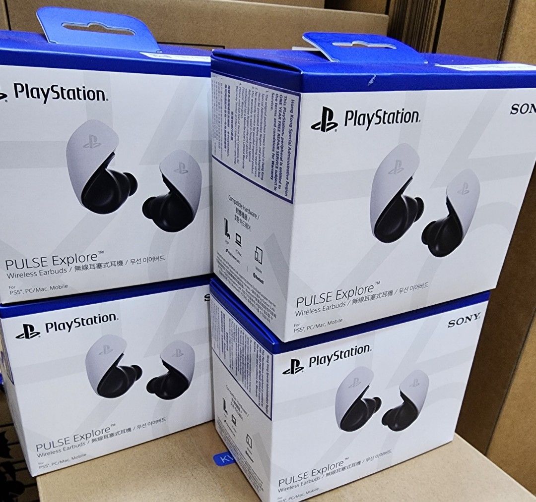 全新香港行貨 Sony ps5 pulse explorer 無線耳塞式耳機 1年保養 wireless earbuds, 音響器材, 耳機 ...