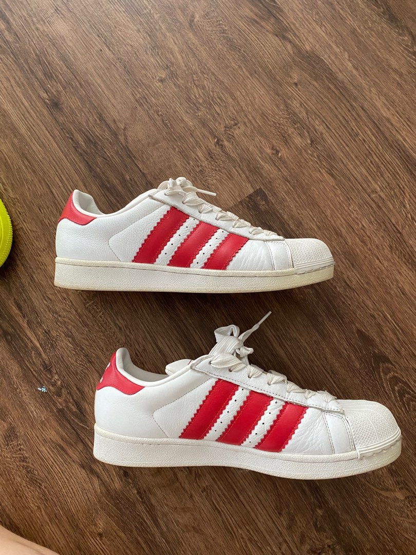 ADIDAS SUPERSTAR RED, Men's Fashion, Footwear, Sneakers on Carousell