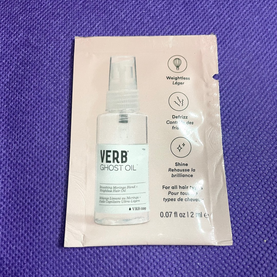 AUTHENTIC Verb ghost oil smoothing moringa blend weightless hair oil ...