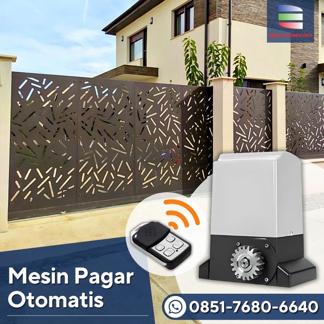 Automatic Sliding Gate Mesin Pagar Otomatis 800kg Daya 500Watt ...
