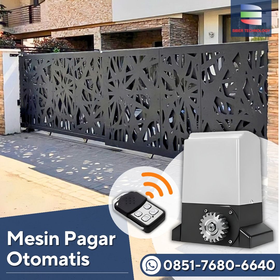Automatic Sliding Gate Mesin Pagar Otomatis 2100kg Daya 1200Watt ...