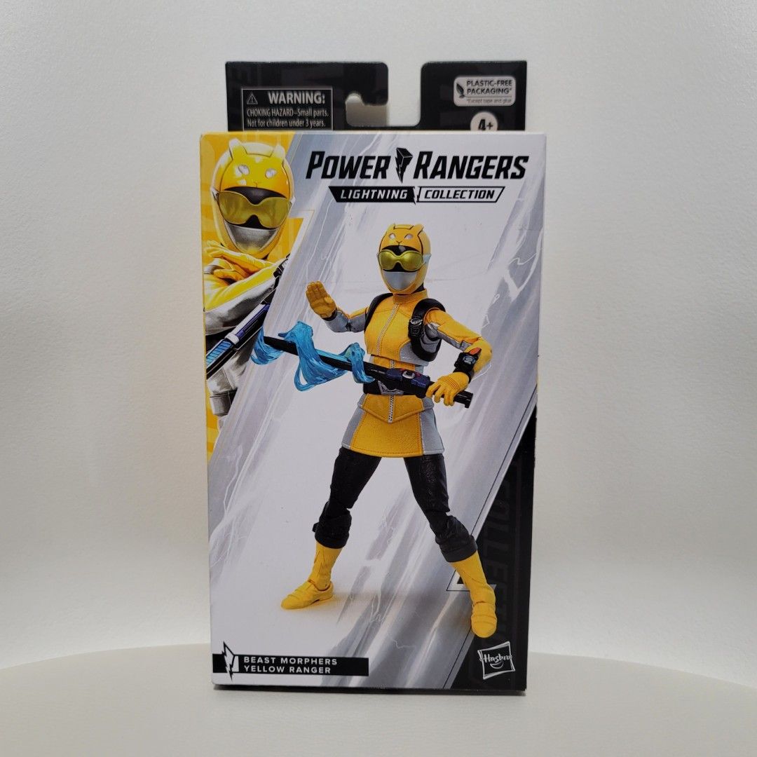 BEAST MORPHERS YELLOW RANGER Power Rangers Lightning Collection ...