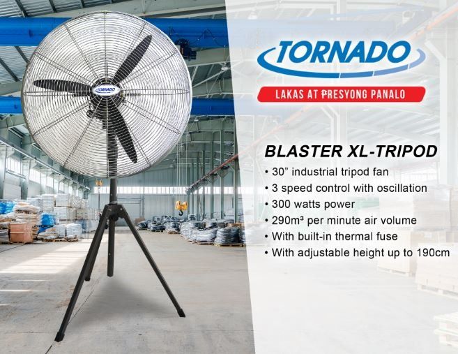 BLASTER L-TRIPOD/BLASTER XL-TRIPOD INDUSTRIAL FAN, TV & Home Appliances ...
