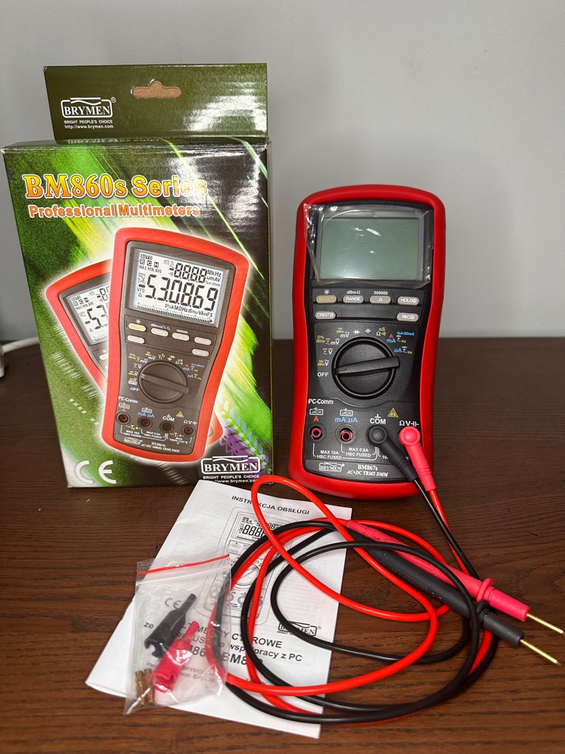 BM867S Brymen Multimeter (500,000 counts) CAT IV 1000V safety, Hobbies ...