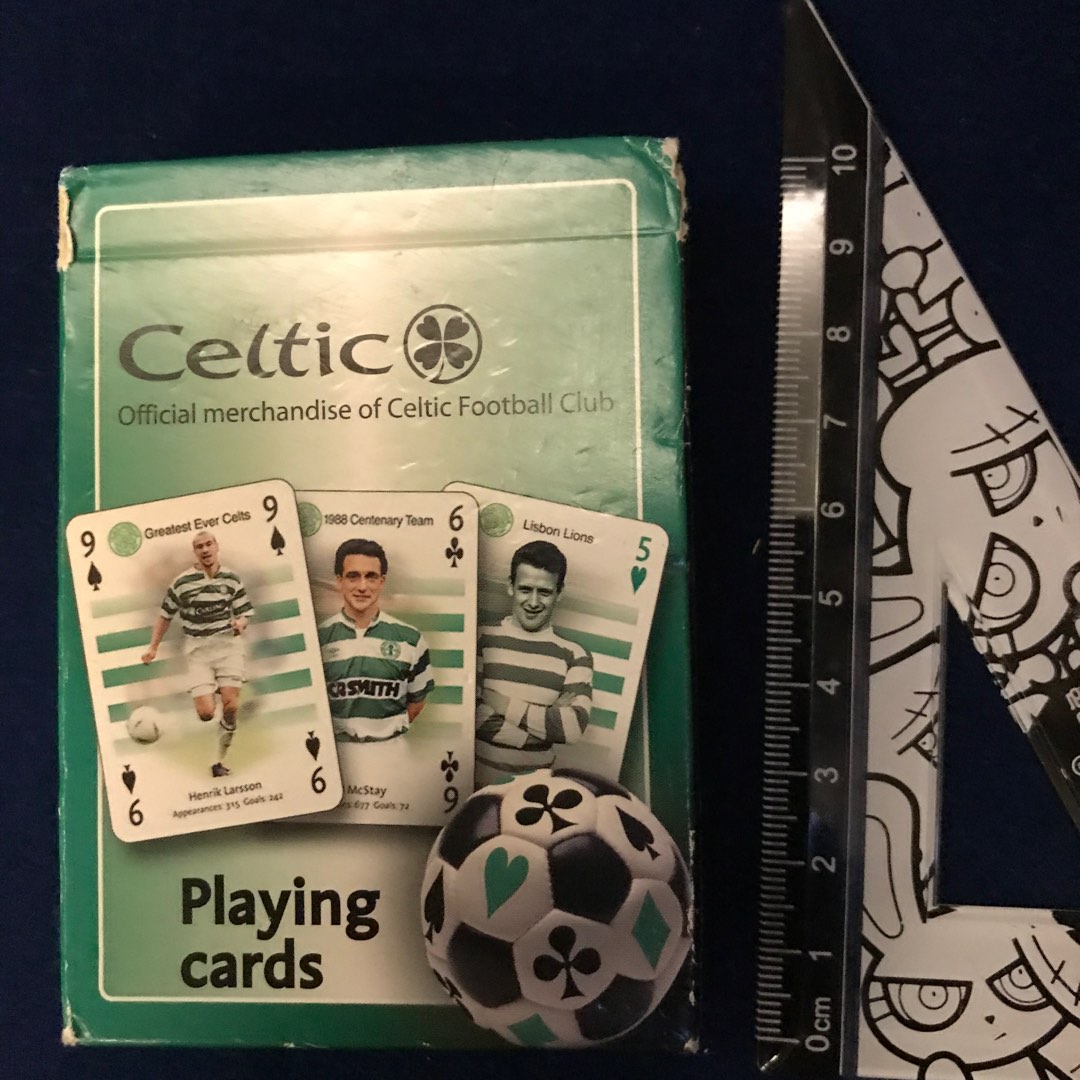 Celtic Football Club Playing Cards, Hobbies & Toys, Collectibles ...