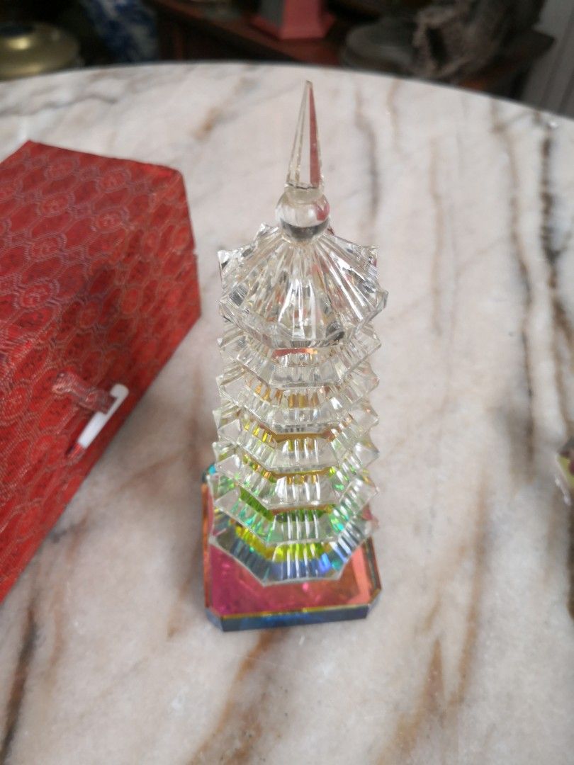 Chinese Feng Shui 7 Level Crystal Pagoda Education Tower, Hobbies ...