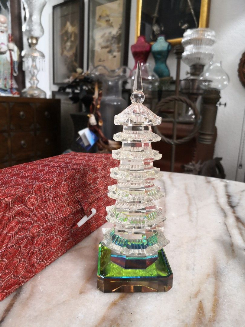 Chinese Feng Shui 7 Level Crystal Pagoda Education Tower, Hobbies ...