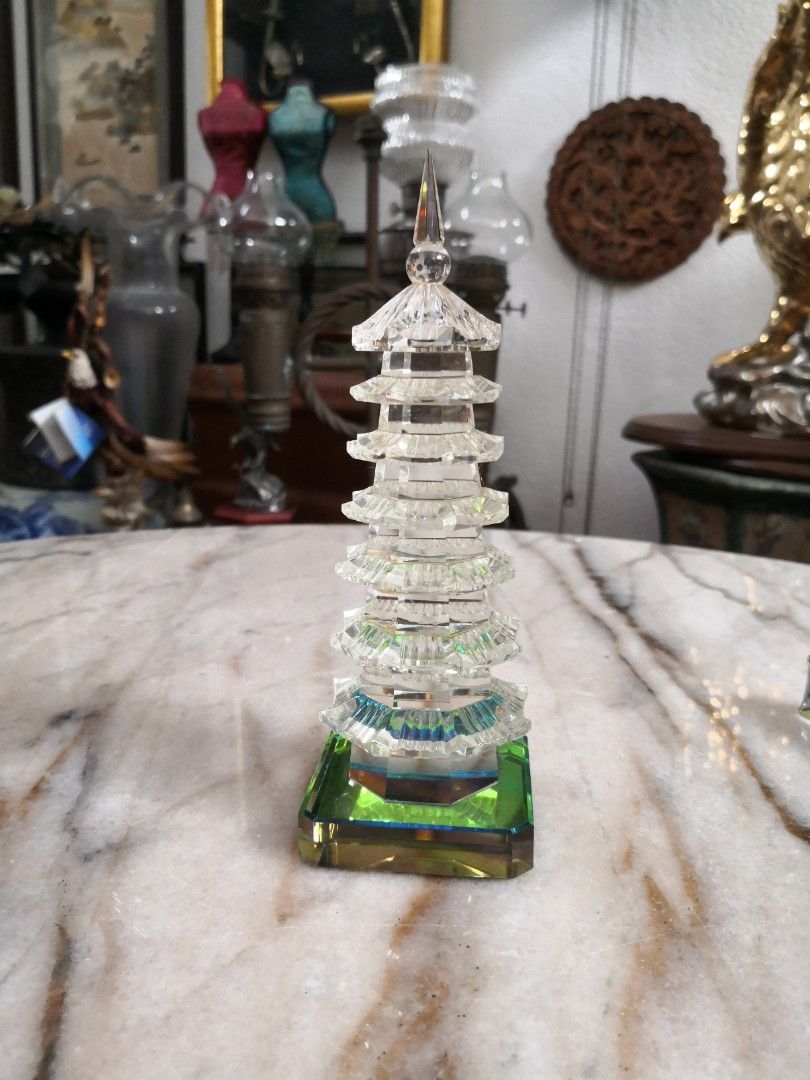 Chinese Feng Shui 7 Level Crystal Pagoda Education Tower, Hobbies ...