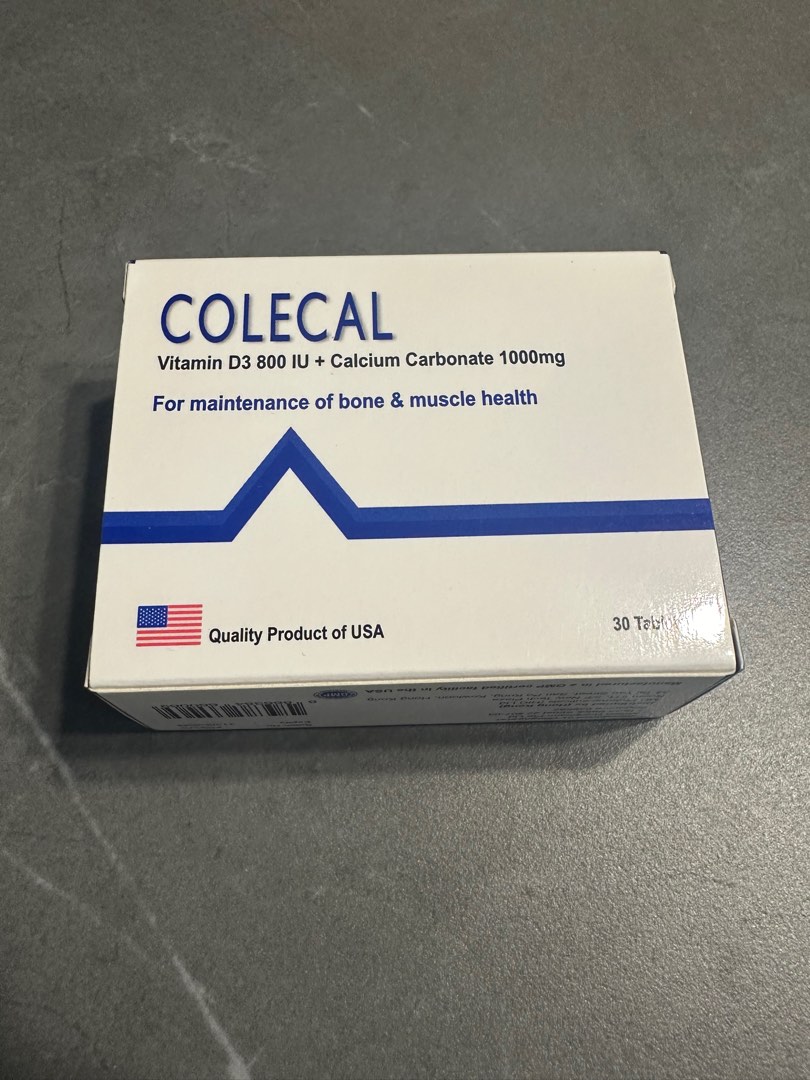 Colecal Calcium, Health & Nutrition, Health Supplements, Vitamins ...