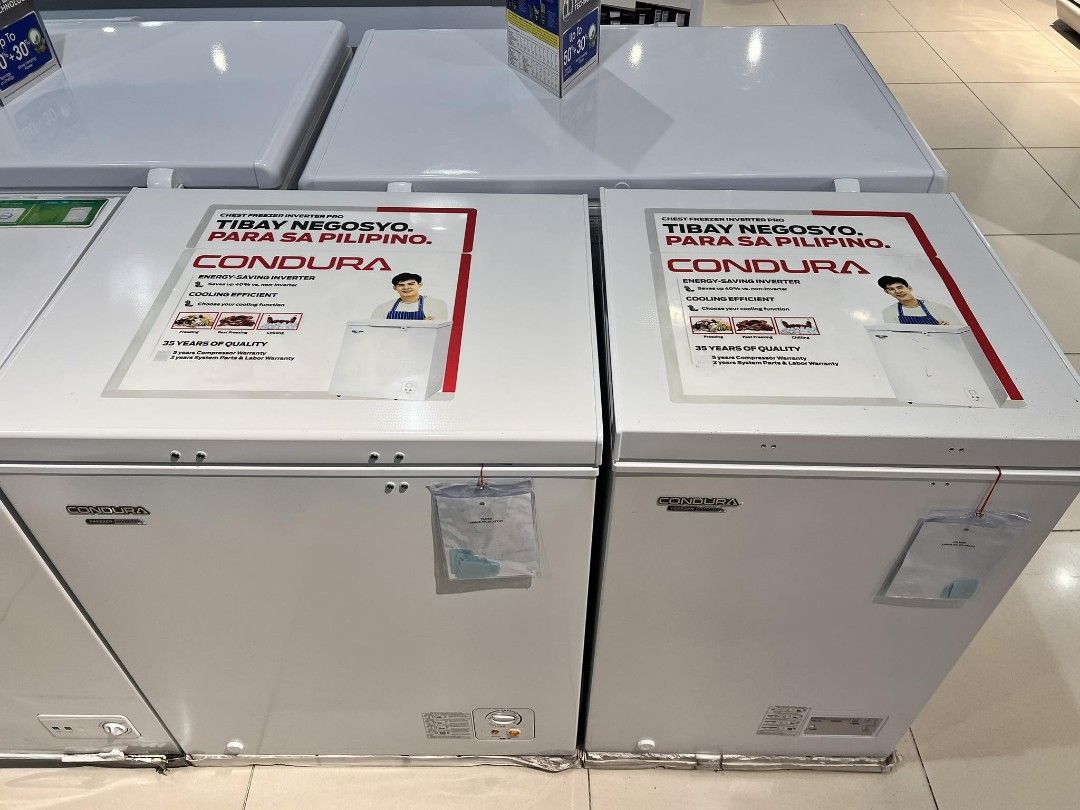 CONDURA CHEST FREEZER (INVERTER TYPE), TV & Home Appliances, Kitchen ...