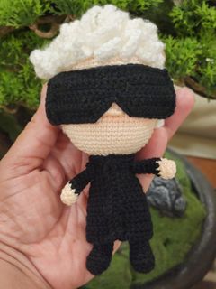 Jujutsu Kaisen JJK Gojo Satoru Crochet Amigurumi, Hobbies & Toys ...