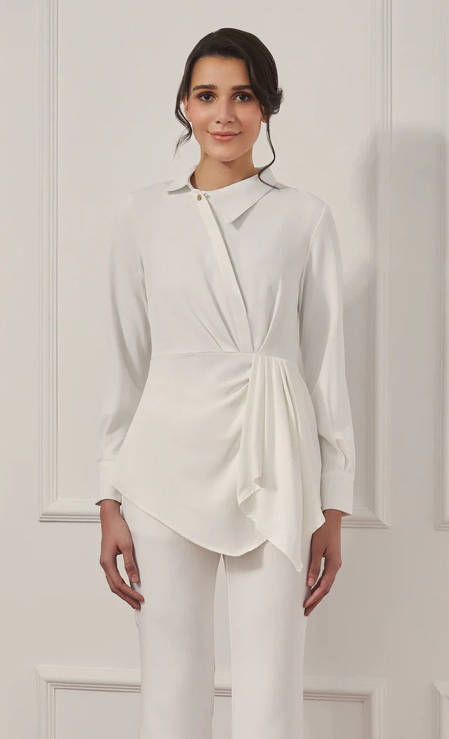 Duck RTW - Serena shirt in White, Women's Fashion, Tops, Blouses on ...