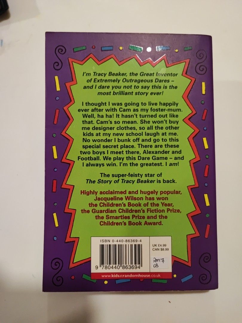 (ENG) The Dare Game : Tracy Beaker Is Back !, Hobbies & Toys, Books ...