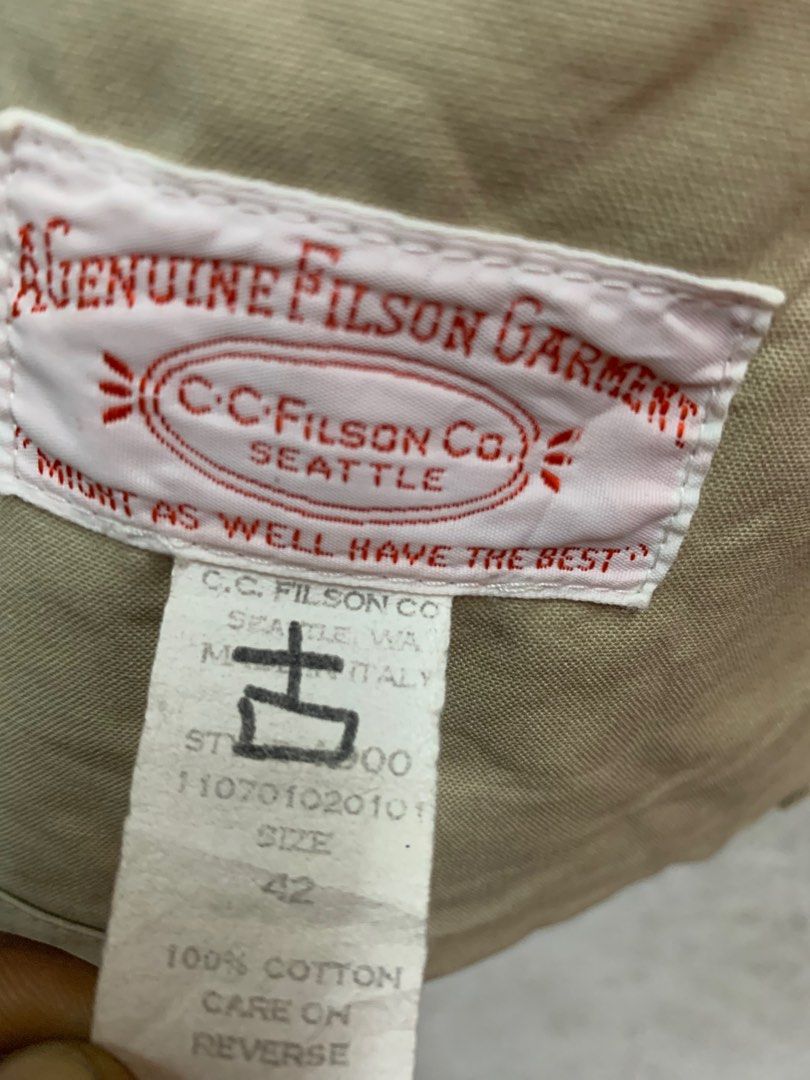Filson Garment vest, Men's Fashion, Tops & Sets, Vests on Carousell