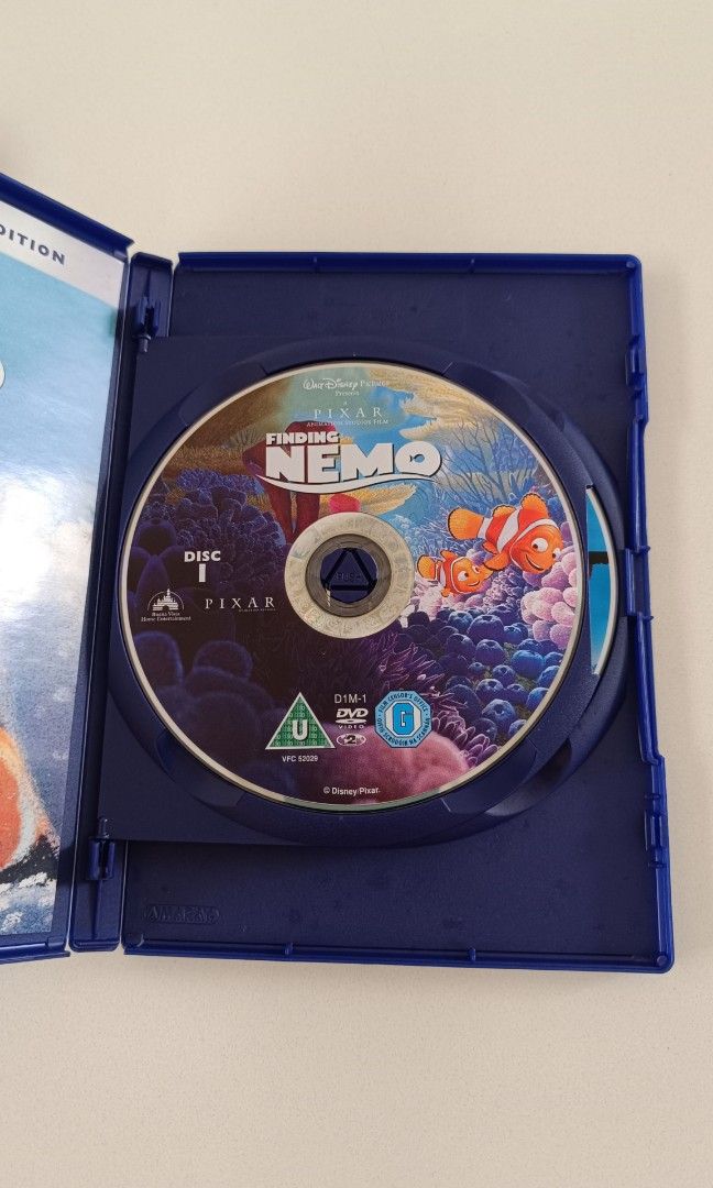 Finding Nemo Original DVD 2 Disc Collector's Edition, Hobbies & Toys ...