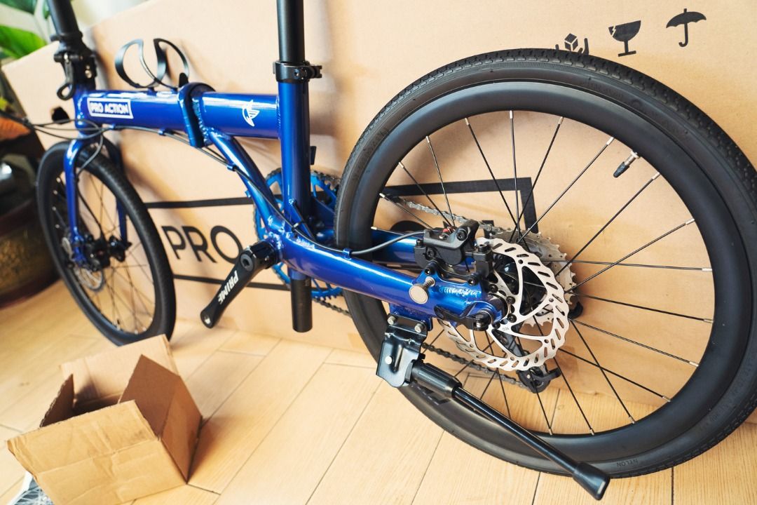 Folding Bike Pro Action Falcon 10SP Speed 20 Inch Classic Blue, Olah ...