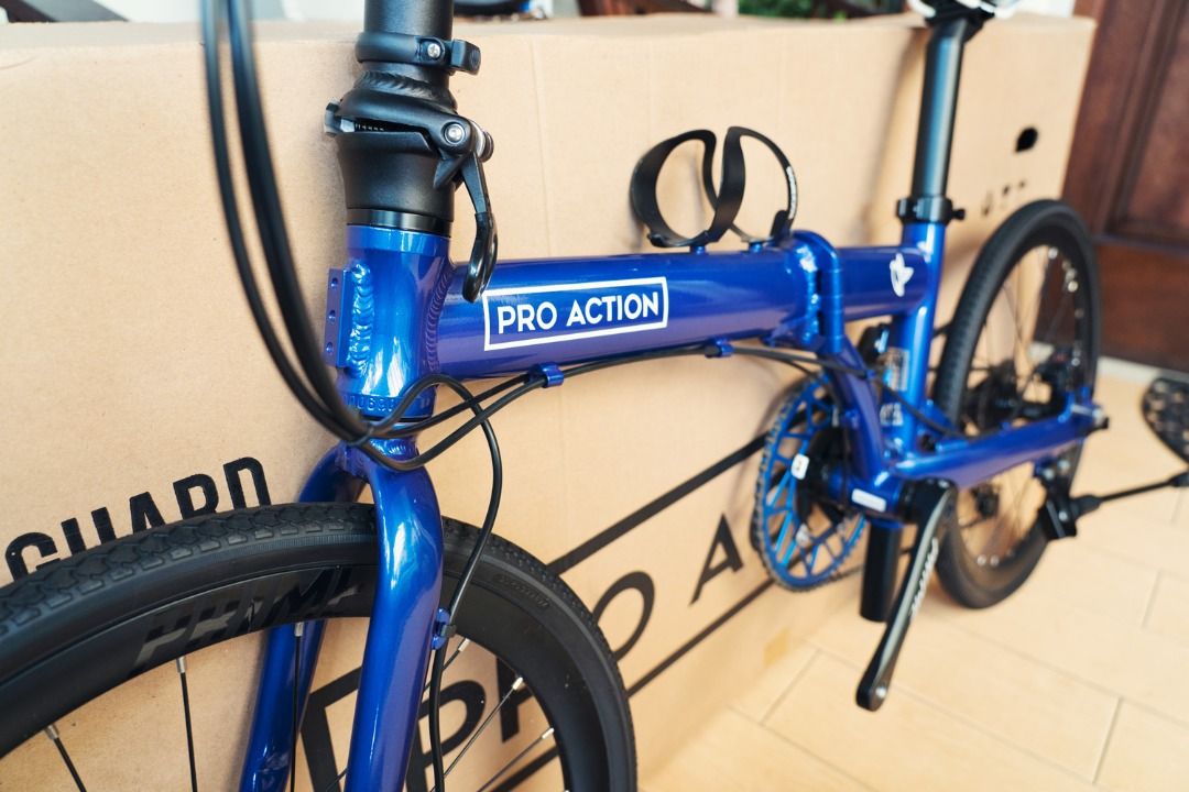 Folding Bike Pro Action Falcon 10SP Speed 20 Inch Classic Blue, Olah ...