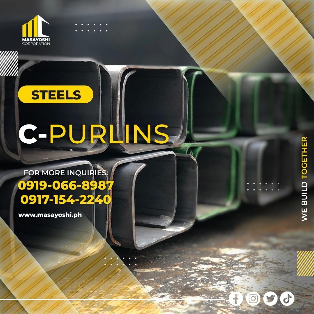Galvanized Metal Purlins | C Purlins | Construction Materials ...
