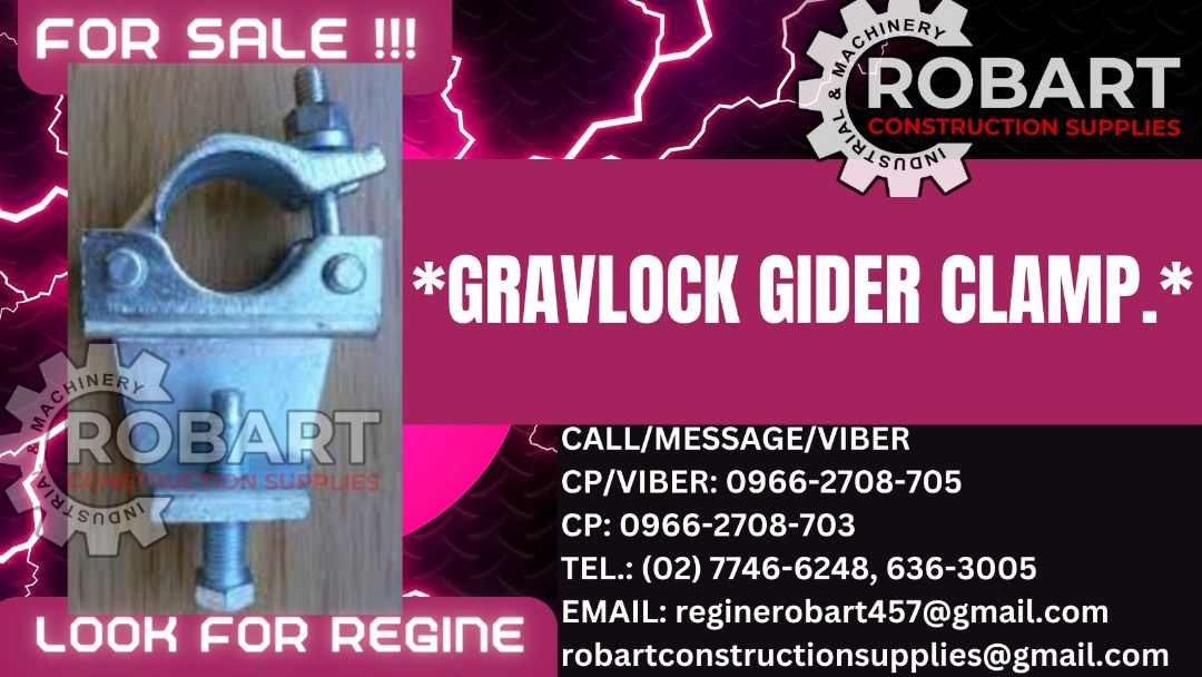 *GRAVLOCK GIDER CLAMP.*, Commercial & Industrial, Construction Tools ...