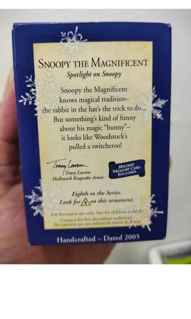 Hallmark Snoopy The Magnificent Figure, Hobbies & Toys, Collectibles ...