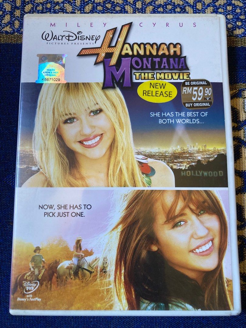 Hannah Montana The Movie Dvd (Miley Cyrus), Hobbies & Toys, Music ...
