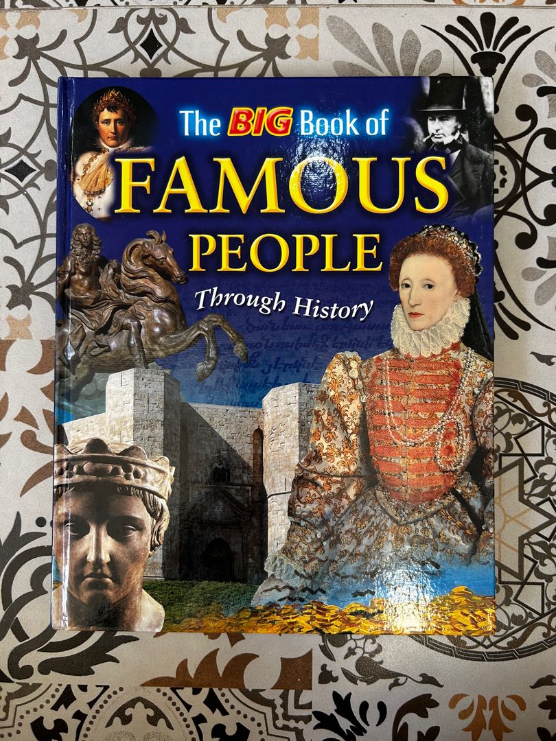 hardbound the big book of famous people, Hobbies & Toys, Books ...